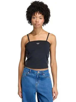 Adidas Pearl Trimmed Tube Top - Black
