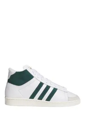 Adidas Jabbar Hi Top Sneakers - Cloud White / Aurora Ivy / Off White