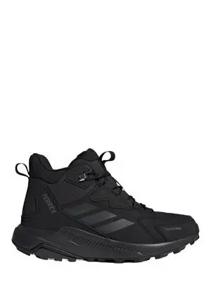 Adidas Terrex Anylander Leather Mid Climaproof Hiking Shoes - Core Black / Carbon / Grey Four