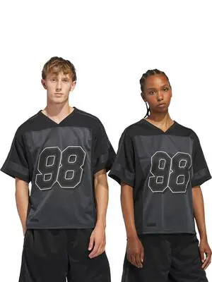 Adidas Skateboarding X Tyshawn Football Jersey - Black / Iron Metallic / Carbon
