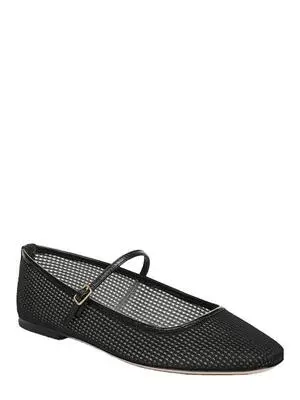 Veronica Beard Ellie Mesh Ballet Flat - Black