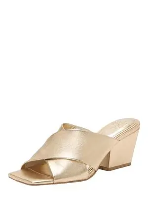 Vince Camuto Kespa Block Heel Sandal - Egyptian Gold