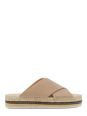 ODISSI Lily Criss-cross Espadrilles - Neutrals