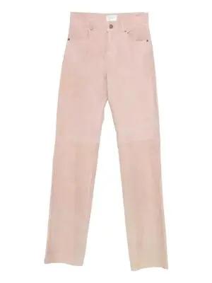 HAIKURE Suede Trousers - Pink