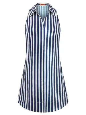SIMONMILLER Loch Mini Dress - Blue