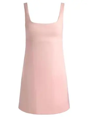 Alice + Olivia Square Neck Mini Dress - Pink