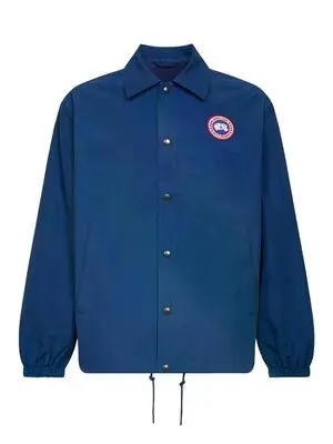 Canada Goose Logo-patch Shirt Jacket - Blue