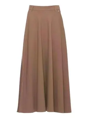Herno Belt Loops Slit Skirt - Neutrals
