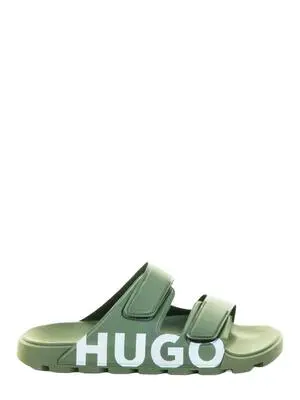 BOSS Logo Strap Sandals - Green