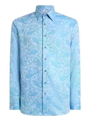 Etro Paisley Jacquard Shirt - Blue