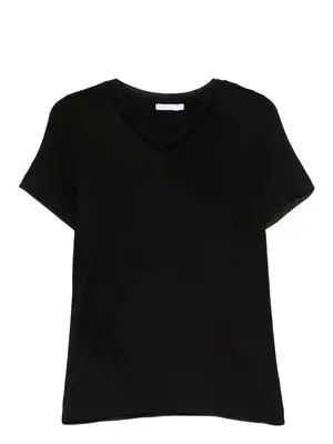Patrizia Pepe V-neck T-shirt - Black