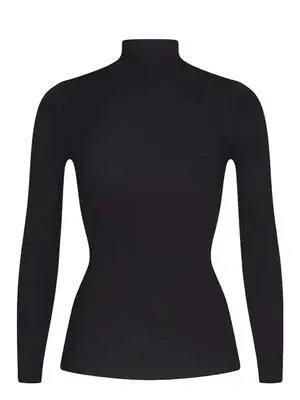 SKIMS Long-Sleeve Mock-Neck Top