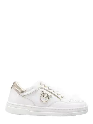 Pinko Logo Plaque Sneakers - White