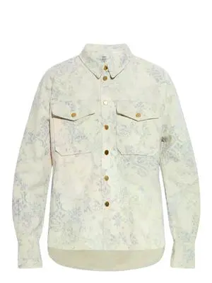 FORTE_FORTE Floral-print Shirt - Neutrals