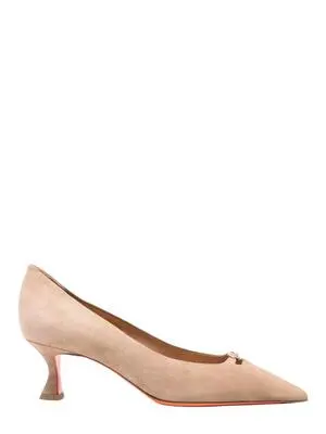 Santoni Buckle Pumps - Neutrals