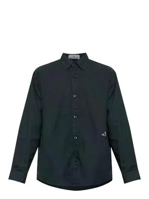 Stone Island Embroidered Shirt - Blue