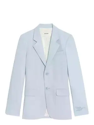Zadig&Voltaire Vanille Embroidery Tailoring Blazer - Blue