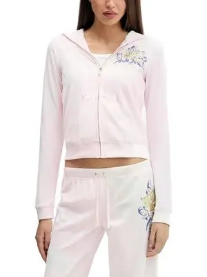 Juicy Couture Zip-up Hoodie - Pink