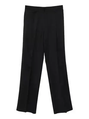 LARDINI Pleated Trousers - Black