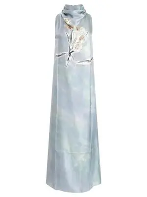 Altuzarra Noori Floral-print Maxi Dress - Blue