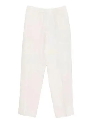 LARDINI Elastic-waistband Trousers - Neutrals