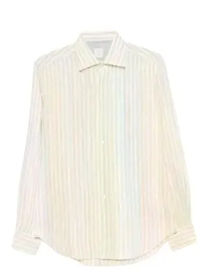 Eleventy Striped-pattern Shirt - Neutrals