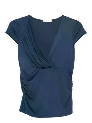 Patrizia Pepe V-neck T-shirt - Blue