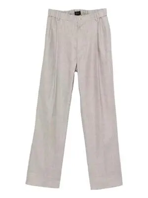 Brioni Pleated Trousers - Neutrals