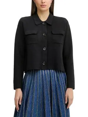 PEDRO DEL HIERRO Pocket Button Knitwear - Black