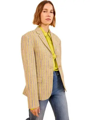 Ulla Johnson Matteo Tailored Blazer - Agave