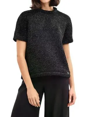 GEMY MAALOUF Wool Blouse - Black