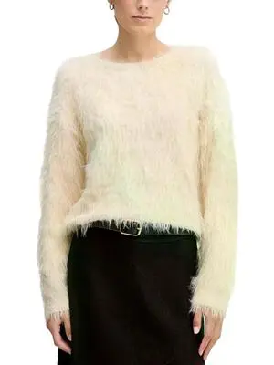 OUI Fluffy Knitted Jumper - Neutrals