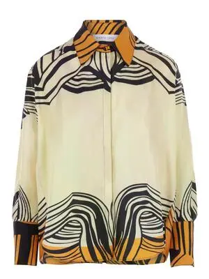 Raquel Diniz Patterned Button-down Shirt - Neutrals