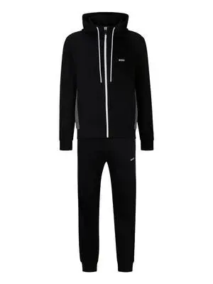 BOSS Printed Tracksuit - Black