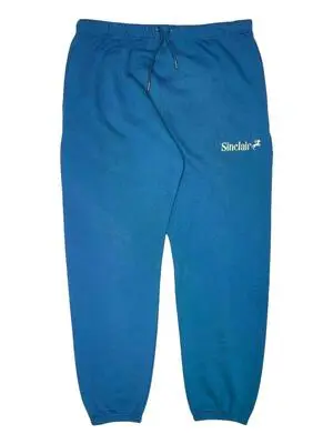 SINCLAIR Embroidered Logo Sweatpants - Blue