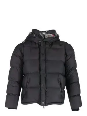 Burberry Logo-appliqué Puffer Jacket - Black