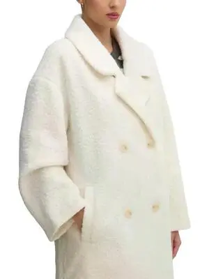 OUI Textured Double-Breasted Coat