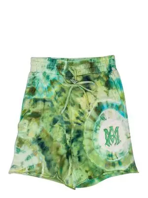 Amiri Tie-dye Sweatshorts - Green