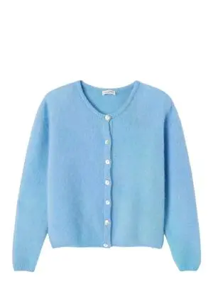 American Vintage Vitow Button Cardigan - Blue