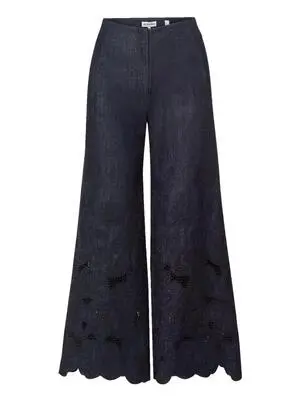 Veronica Beard Osborne Trousers - Blue