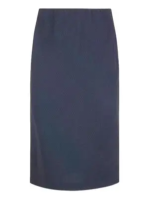 Seventy Textured Skirt - Blue