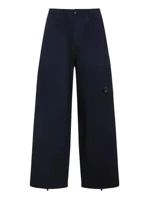 C.P. COMPANY Lens-detail Trousers - Blue