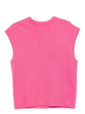 Zadig&Voltaire Cloe Strass T-shirt - Pink