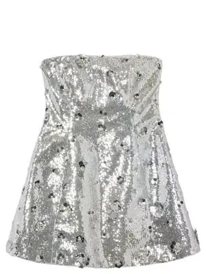 Simkhai Arta Mini Dress - Silver