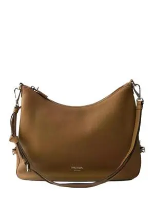 Prada Leather Shoulder Bag - Brown