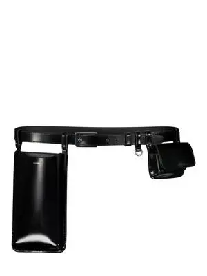 Coperni Detachable Case Leather Belt - Black