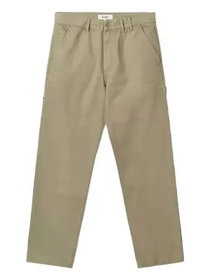 FORET Hazy Twill Buttoned Trousers - Neutrals