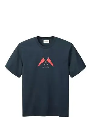 FORET Pennant T-shirt - Blue