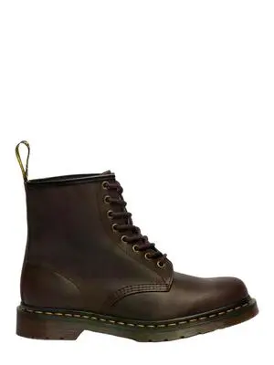 Dr. Martens 1460 Crazy Horse Boots - Red