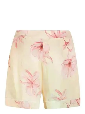 MAR DE MARGARITAS Floral Print Shorts